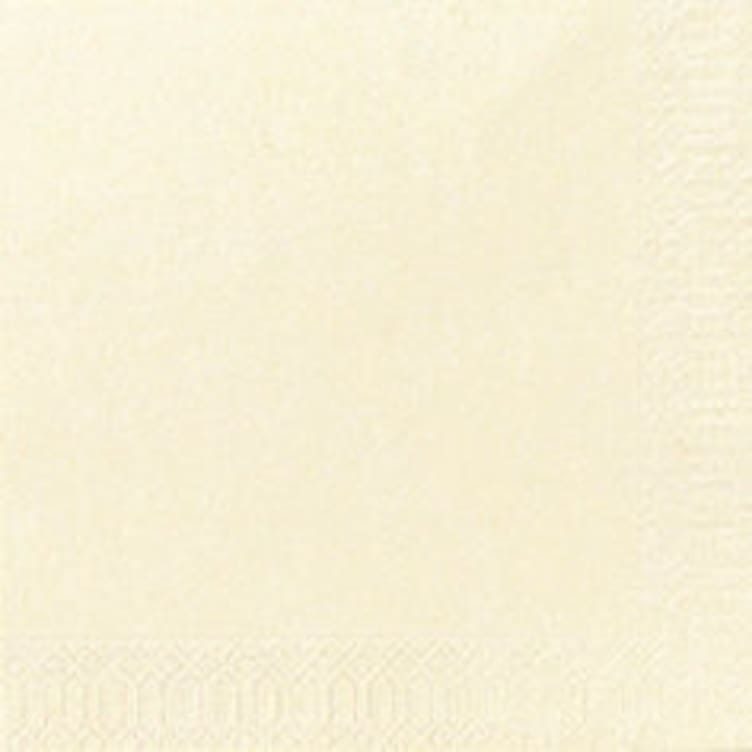 SERVIETT 3L 24X24CM VANILJE (250) - Blekkhuset.no